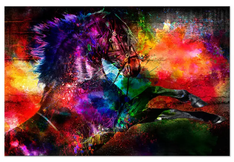 Grandi dimensioni Il mio bellissimo cavallo - silhouette animale su ...