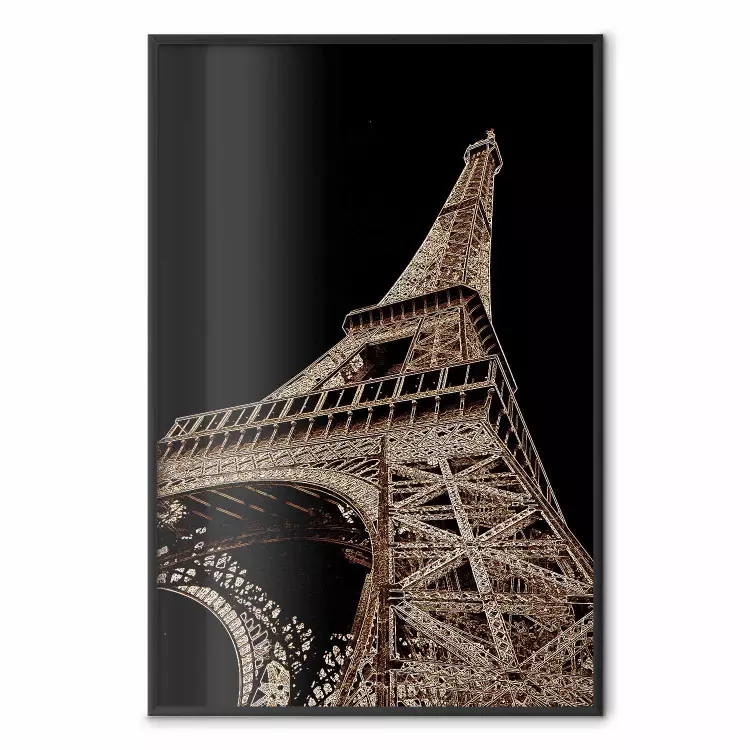Poster murale Splendore francese - architettura della Torre Eiffel su ...
