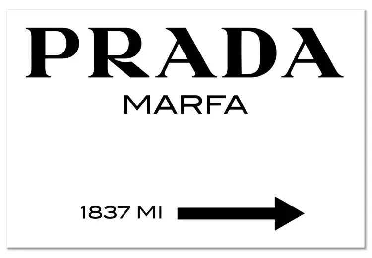 XXL quadro Prada Marfa - Quadri grandi dimensioni - bimago
