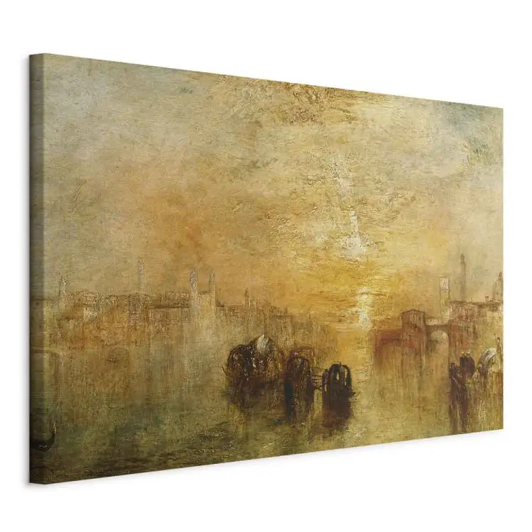 Riproduzione quadro William Turner - Venezia: Andare al Ballo (San ...