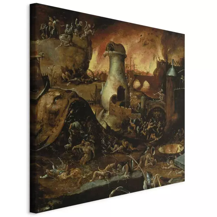Quadro famoso Hieronymus Bosch - Inferno - Hieronymus Bosch - bimago