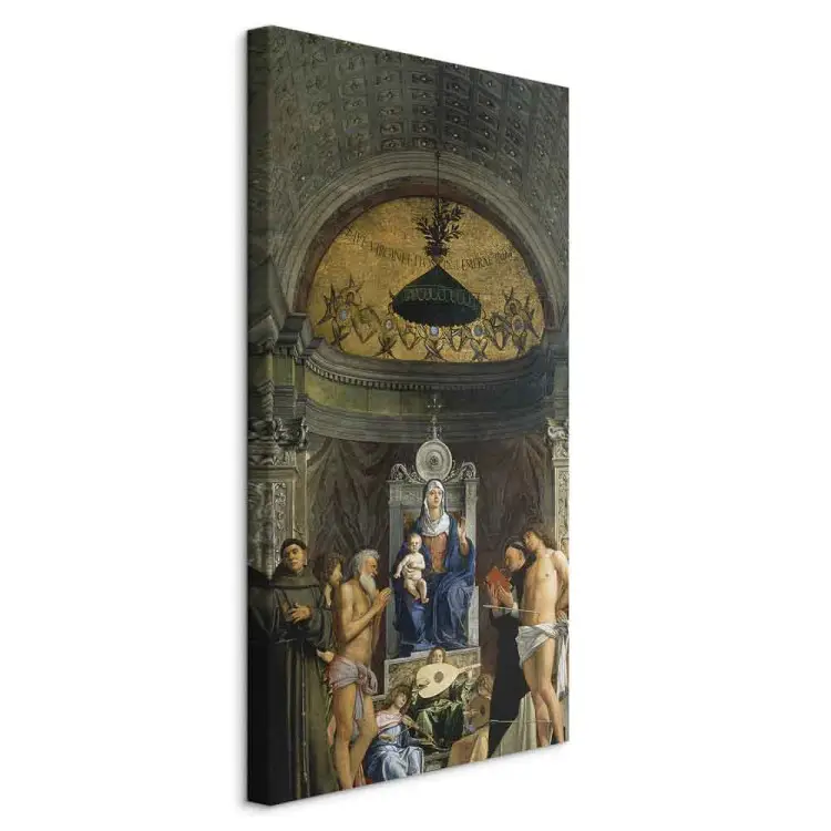Quadro famoso Giovanni Bellini - Sacra Conversazione - Giovanni Bellini ...