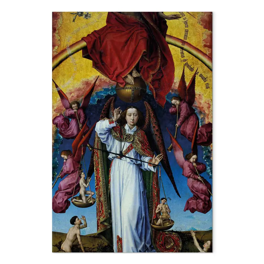 Riproduzione quadro Archangel Michael weighing souls - Quadri famosi ...