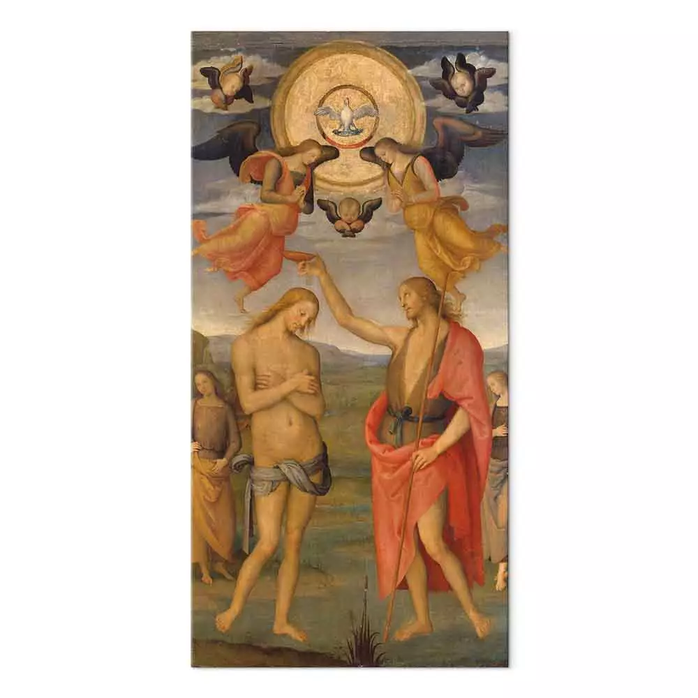 Riproduzione quadro Baptism of Christ - Pietro Perugino - bimago