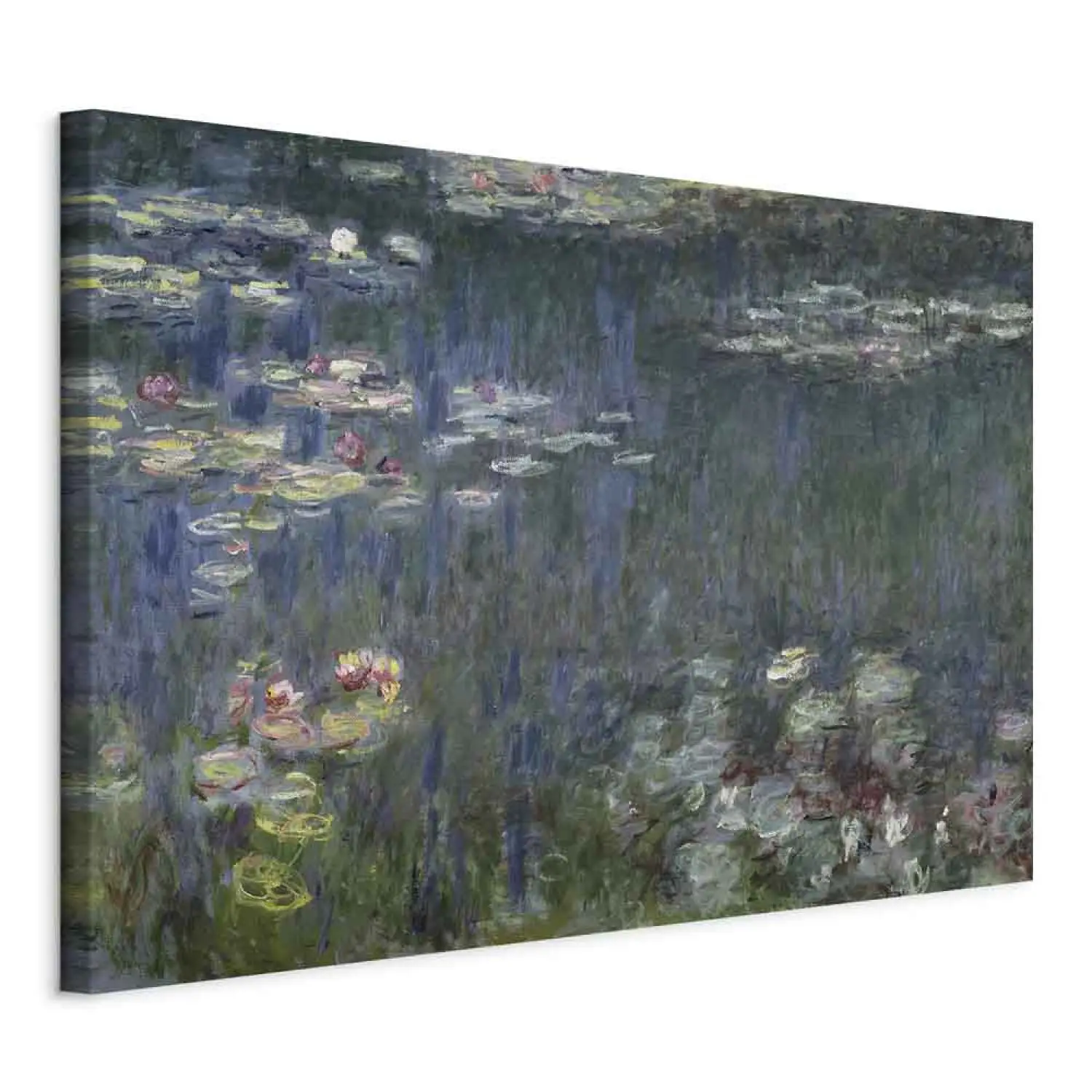 Riproduzione Claude Monet - Waterlilies Pond, Green Reflection - Claude ...