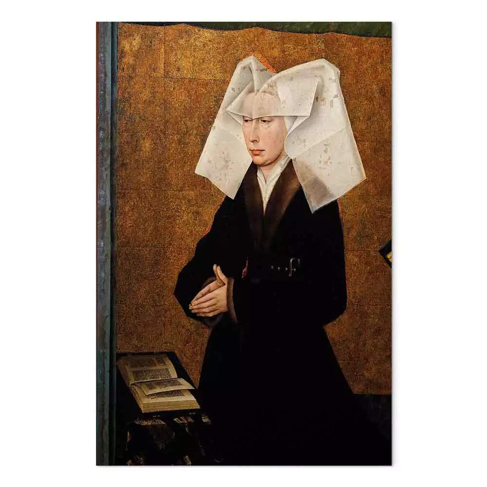 Quadro famoso Donor portrait of Chancellor Nicolas Rolin's wife ...