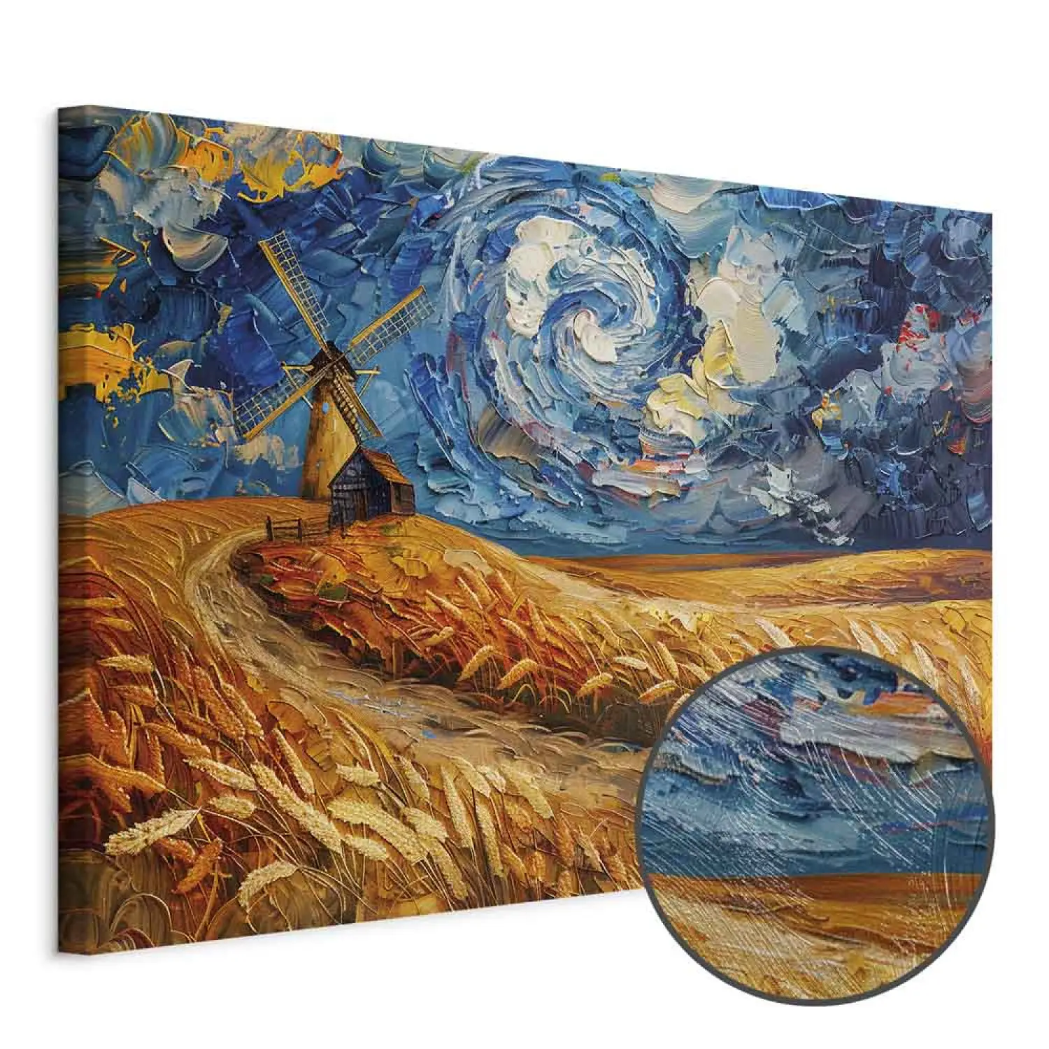 Dipinto Mulino A Vento Van Gogh Acquistare Riproduzioni Di Quadri