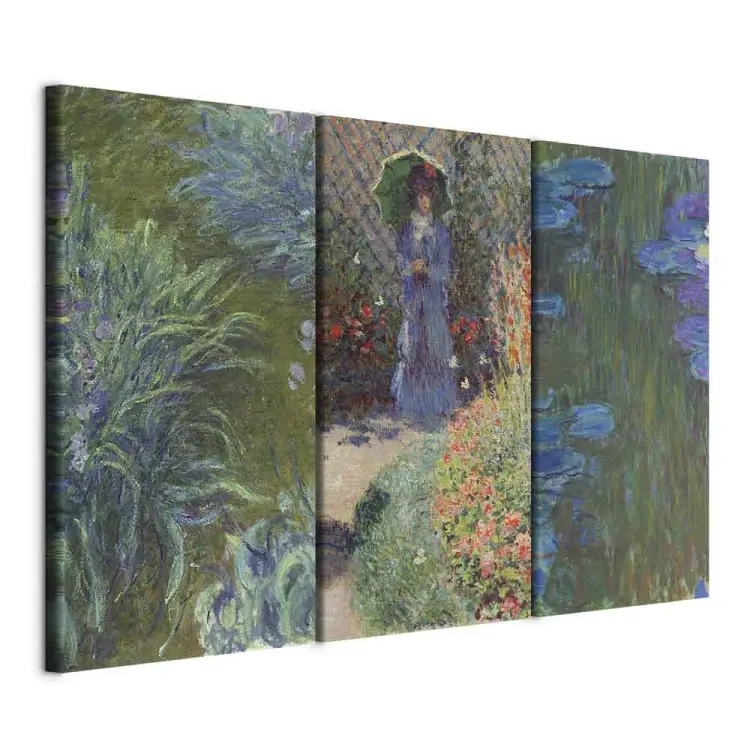 Quadro su tela Giardini di Monet - paesaggi impressionisti pieni di ...