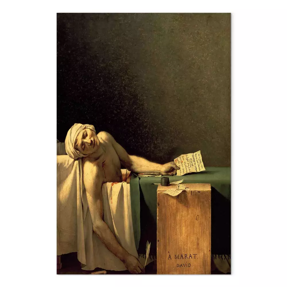 Riproduzione quadro La morte di Marat - Quadri famosi - bimago