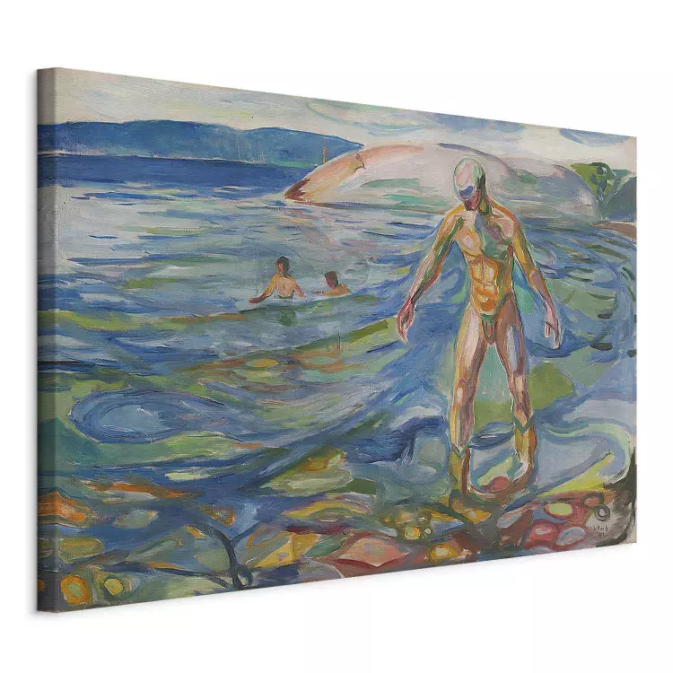 Riproduzione quadro Edvard Munch - Bathing Man - Edvard Munch - bimago
