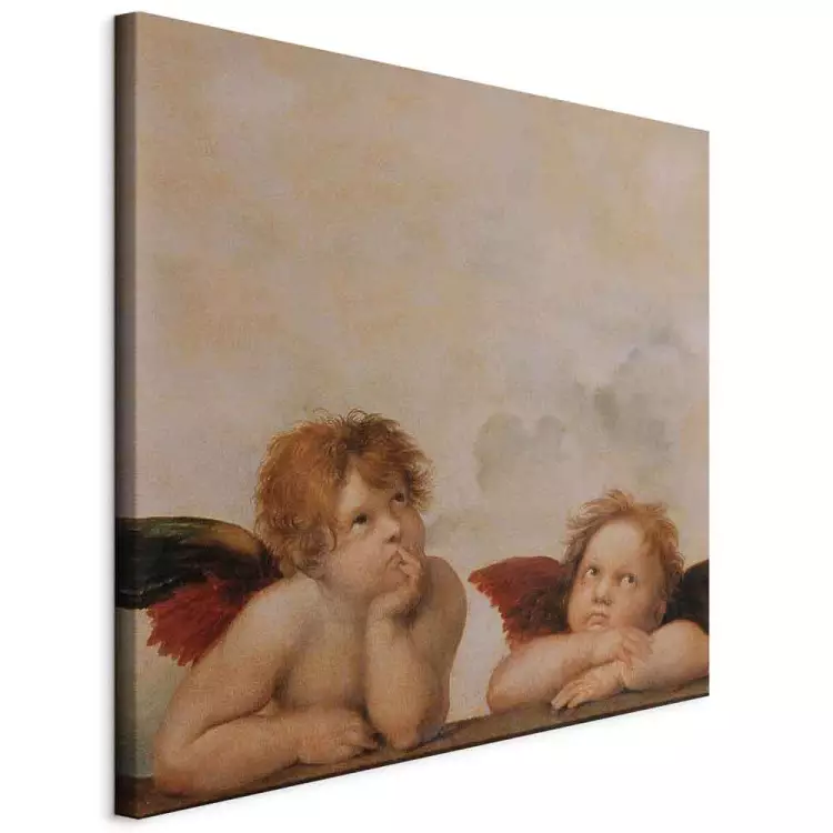 Stampa su tela Angeli di Raffaello - Religiosi - bimago