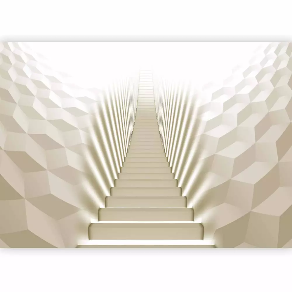 Carta da parati decorativa Architettura moderna - lunghe scale di ...