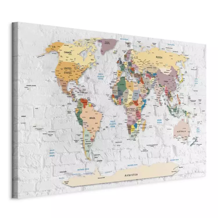 Quadro Muri del mondo - Mappe del mondo - bimago